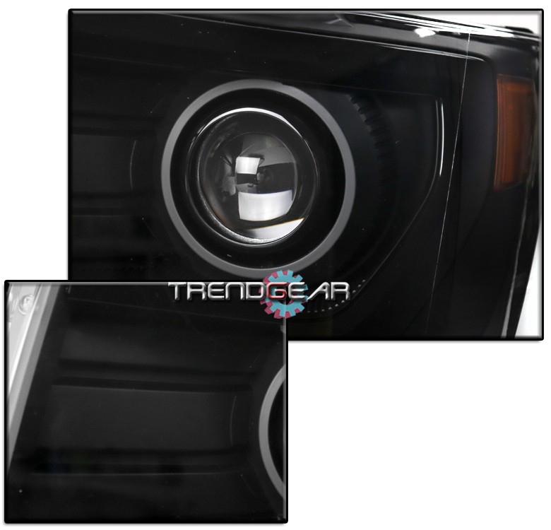 For 09-14 Ford F-150 F150 Pickup Halogen Projector Headlights Lamps ...