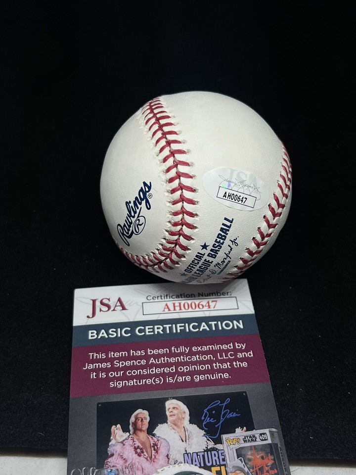 Randy Bass SIGNED Baseball NPB 2xMVP AUTOGRAPHED バース Twins Royals COA ...