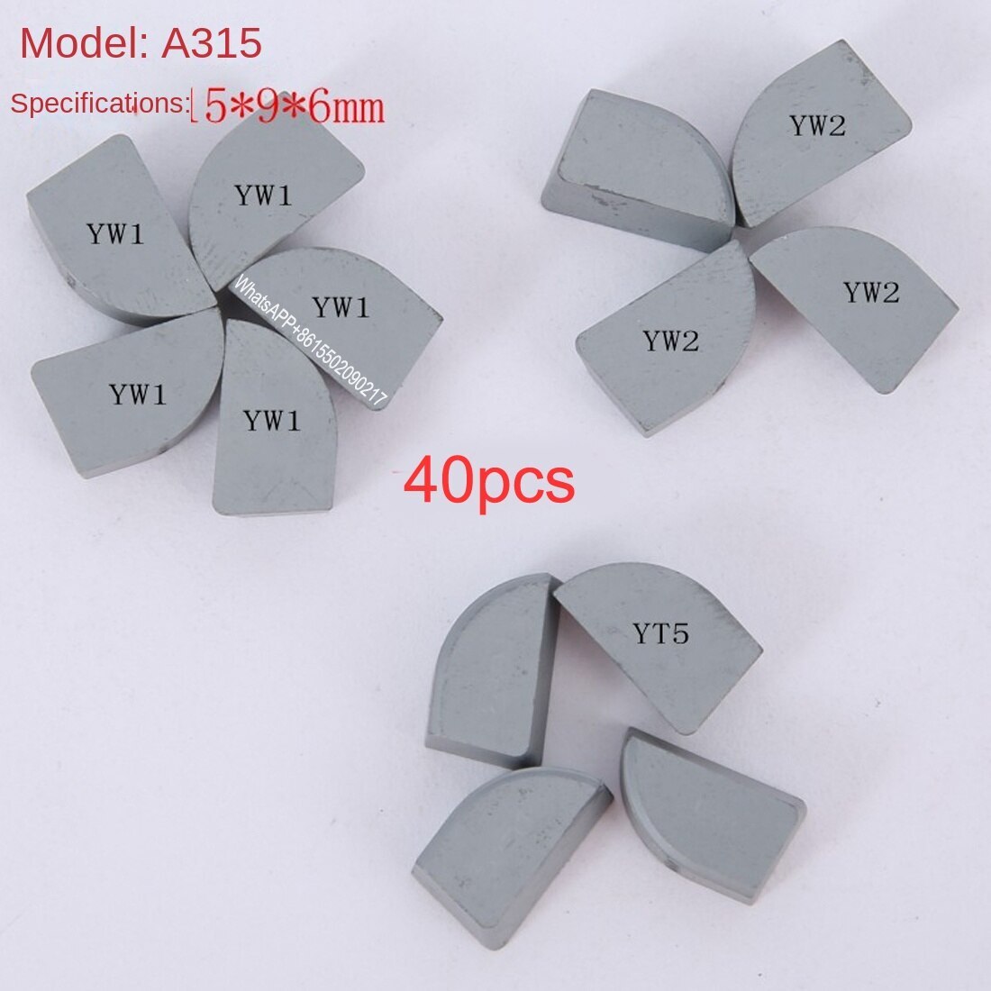 YTA315 High Hardness Welding Tool Inserts CNC Carbide A Box of 40PCS | eBay