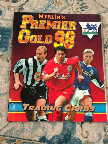 Merlin Gold 98 Premier League Card Album New Empty | eBay UK