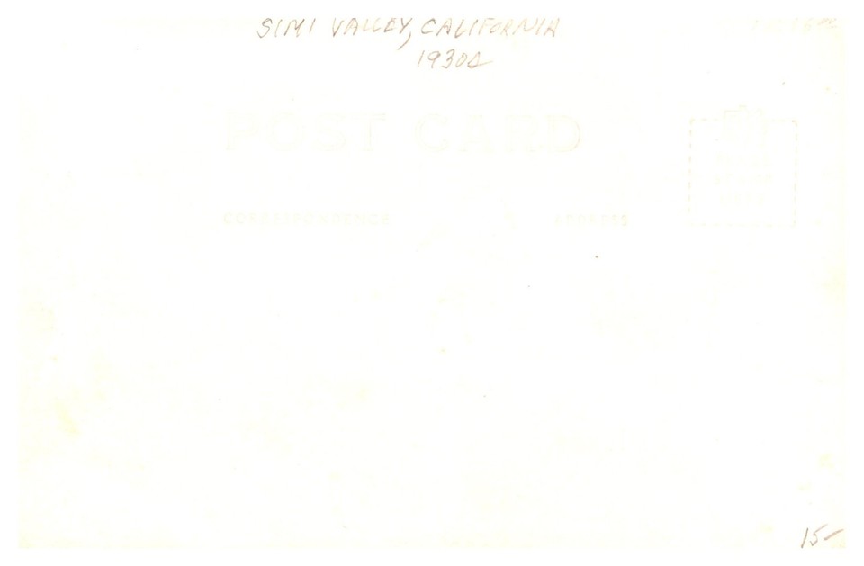 SIMI VALLEY, CALIFORNIA - OLIVE VIEW SANATORIUM - OLD REAL PHOTO ...