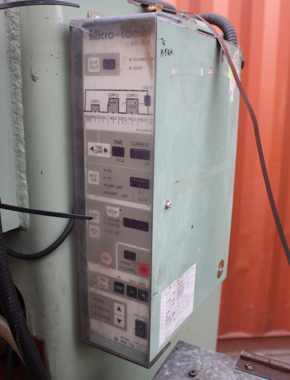 NAS TOA Pedestal Spot Welding Machine SLP-100B5 100kVA 300kVA Nut ...