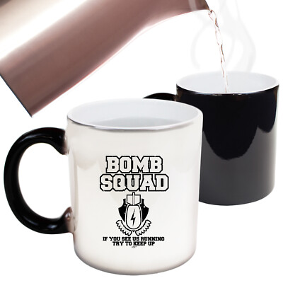 Bomb Squad Funny Mugs Novelty Colour Changing Mug GIFT BOXED Boxed Cup ...