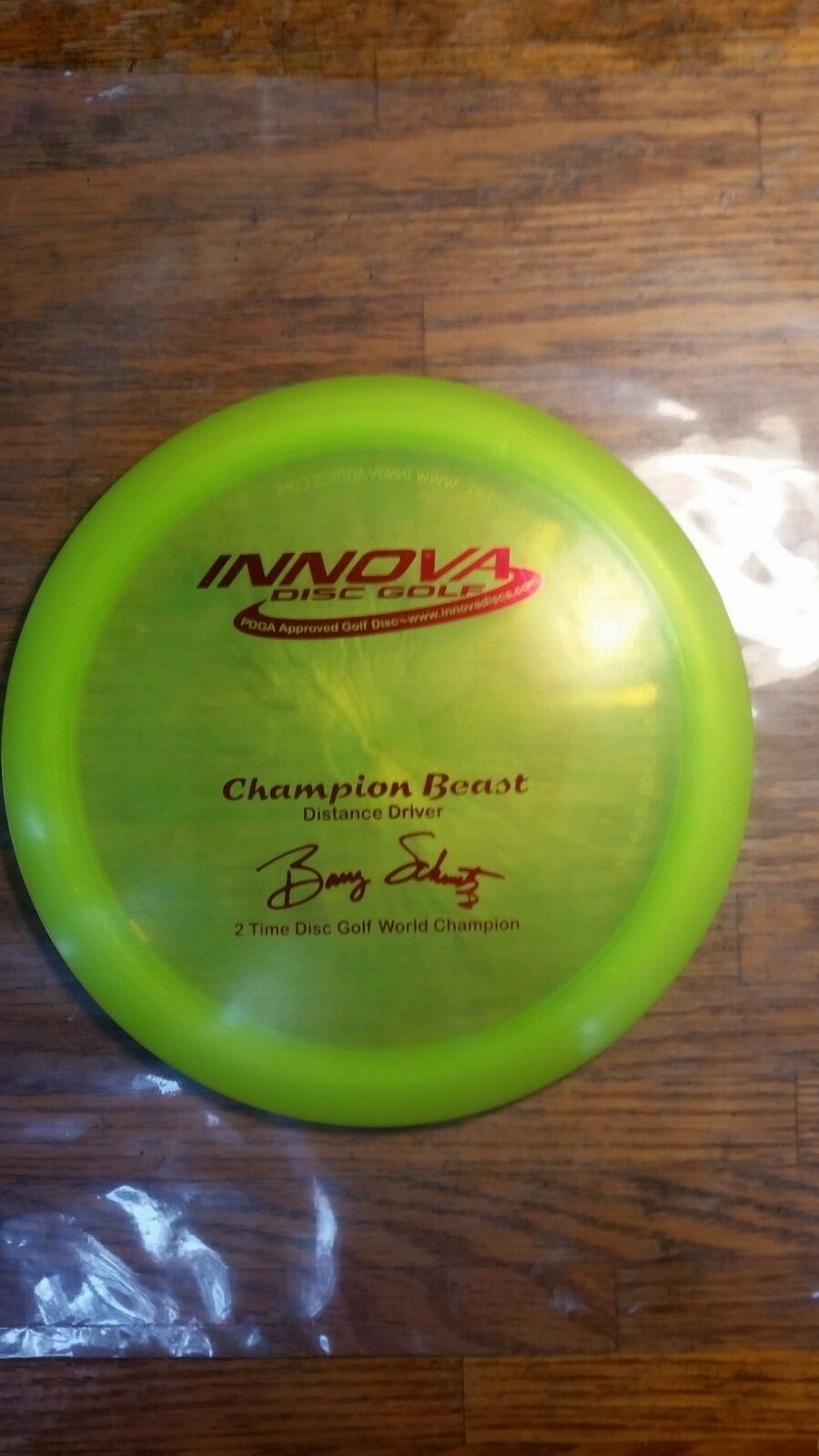 NEW Champion Beast Innova Golf Disc Barry Schultz 2x 175 - Disc Golf ...