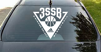 Adidas/ 3SSB Logo Decal Sticker Walls Decals 10"x 10" | eBay