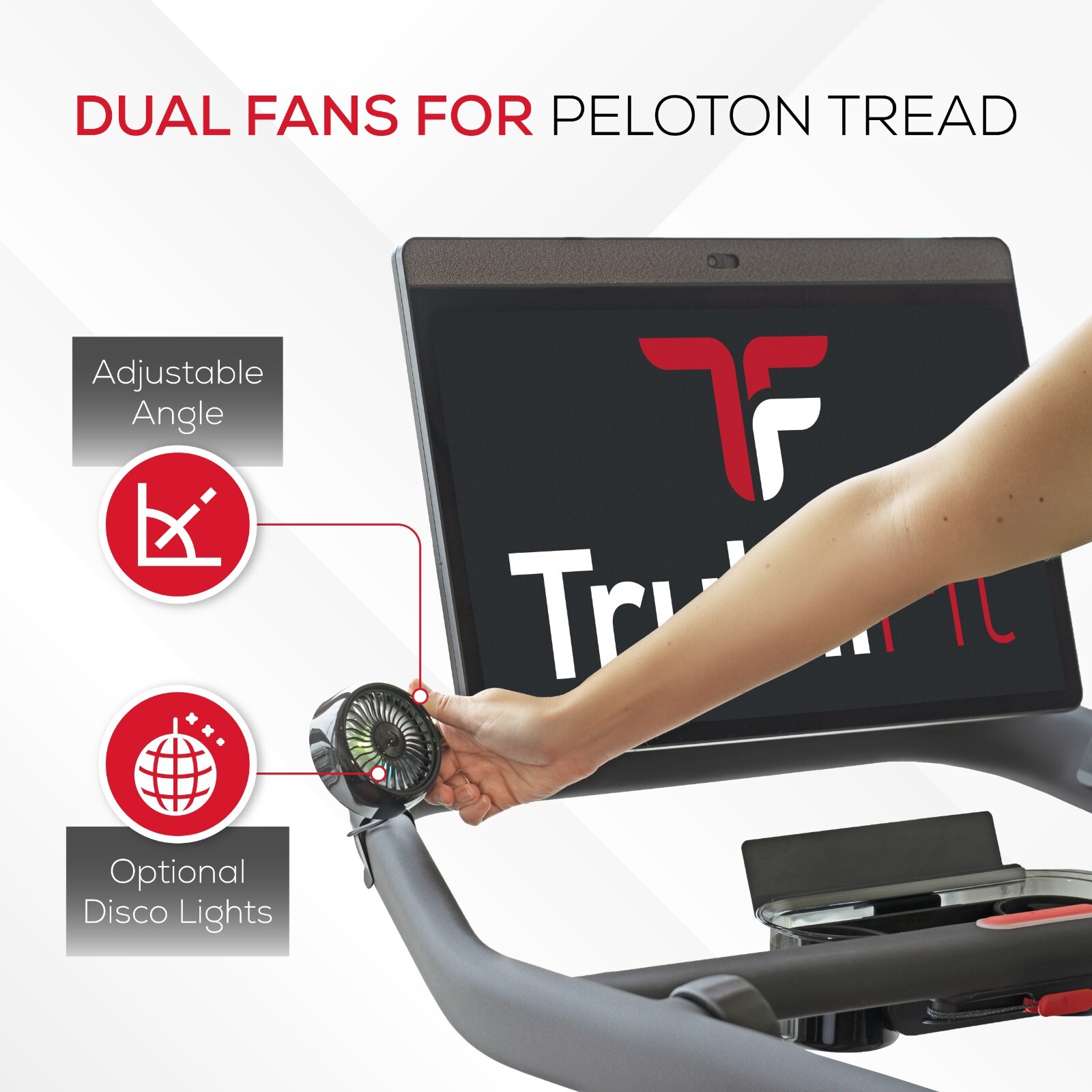Dual Fan for Peloton Tread - Accessories for Peloton Tread - Does NOT ...