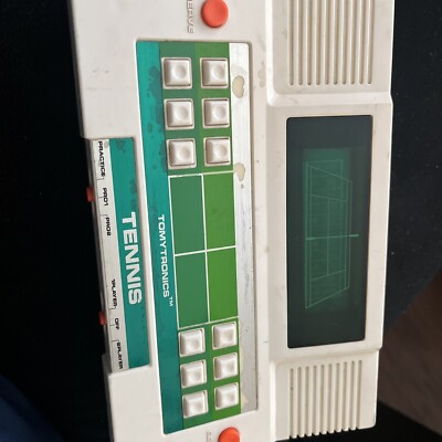 TOMYTRONICS VINTAGE 1970's ELECTRONIC HANDHELD TENNIS GAME SYSTEM | eBay