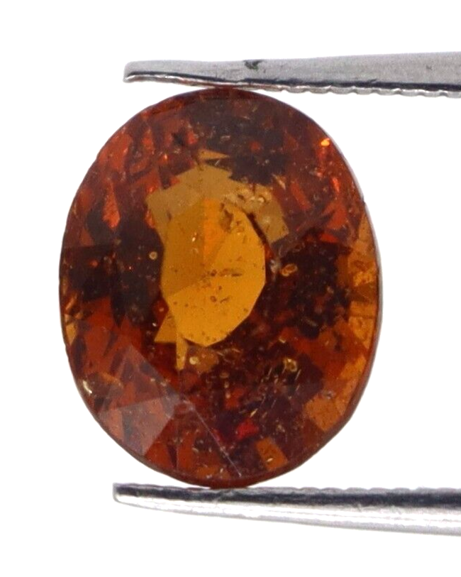 Brown Color Natural Hessonite Garnet 1.97 Ct Unheated Oval Cut Sri ...