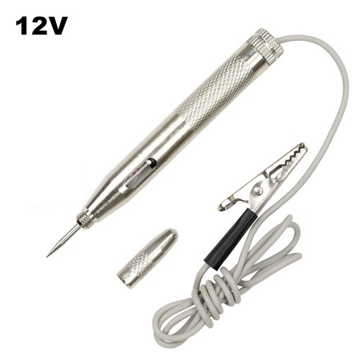 Test Light Car Electrical Circuit Tester Pen 12V DC Voltage Probe Fuse ...