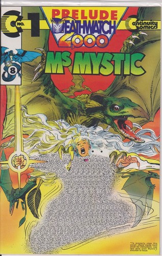 Ms Mystic Issue #1 Comic Book. Prelude Deathwatch 2000. Continuity ...