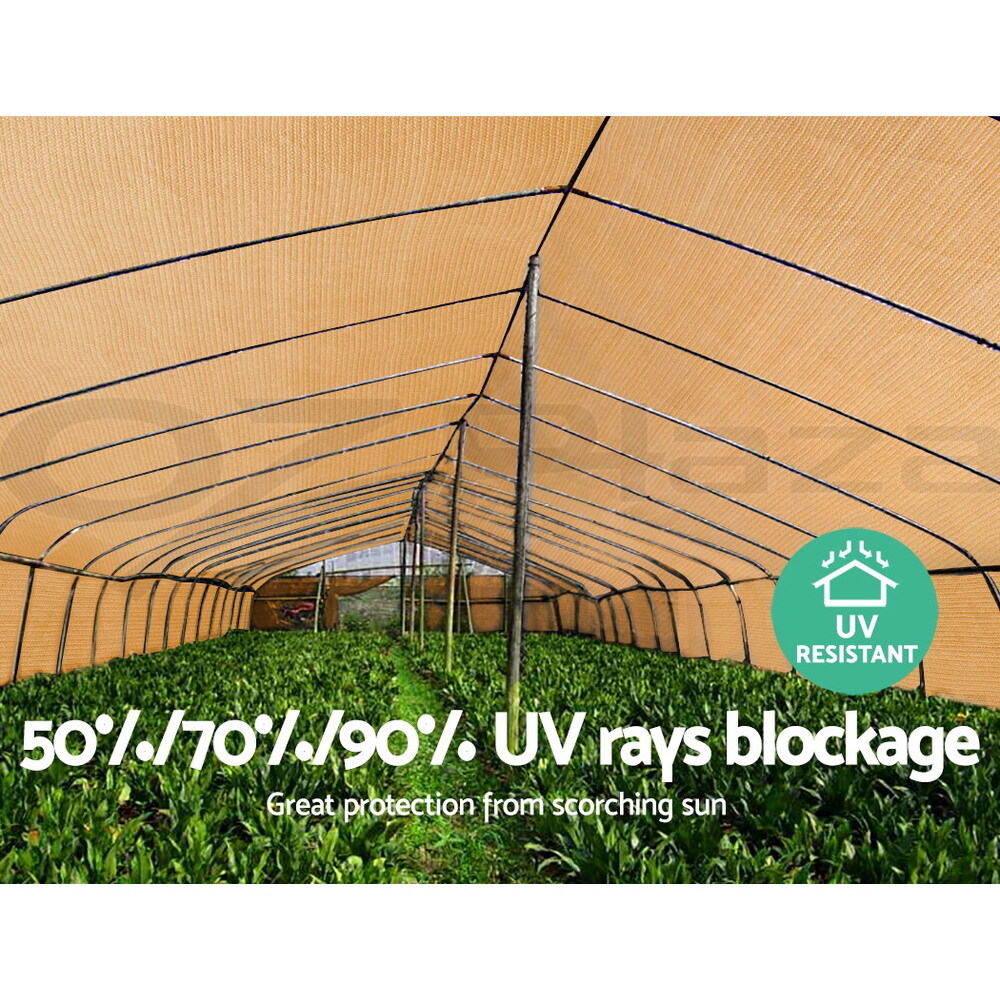 Instahut Shade Cloth Shadecloth 50% 70% 90% UV Sun Sail Roll Mesh ...