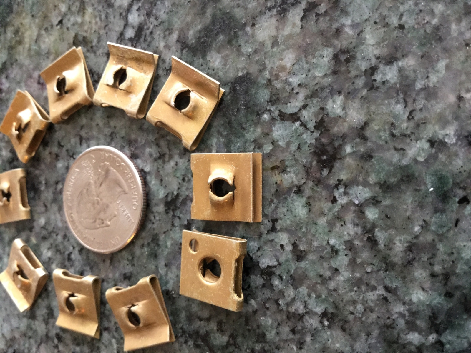 10 HVAC system and automotive military sheet metal clip nuts spring ...