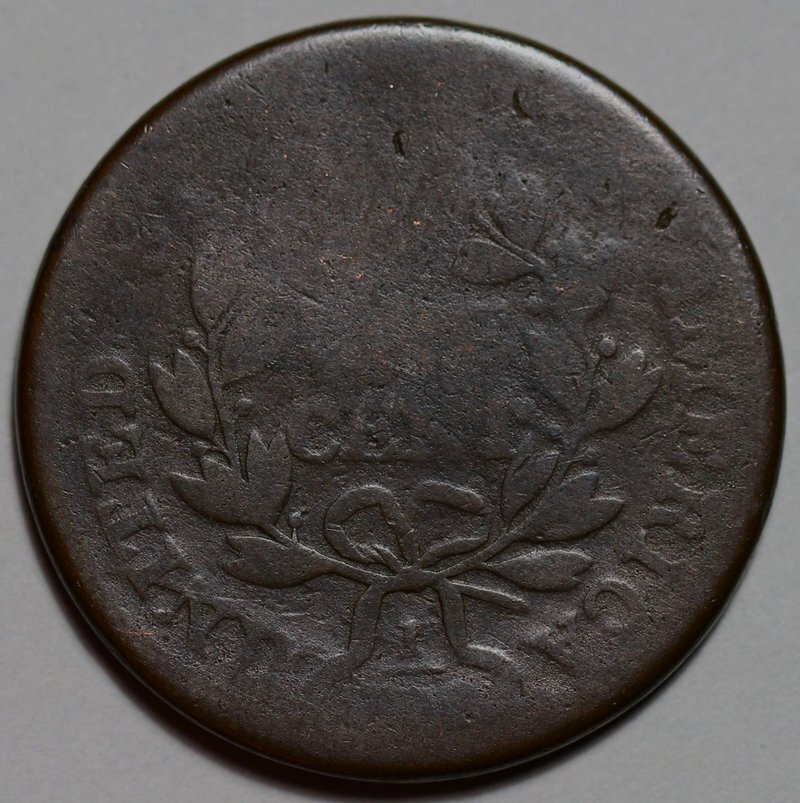 1801 Draped Bust Large Cent - 3 Error Reverse - US 1c Copper Coin | eBay