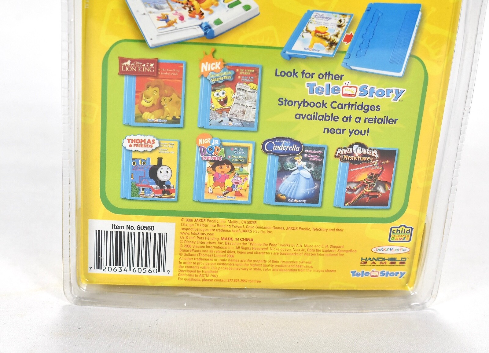 Disneys Winnie The Pooh Telestory Storybook & Cartridge 2 Stories New ...