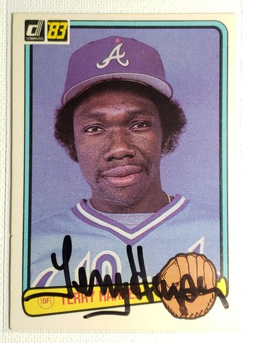 1983 Donruss Terry Harper Auto Autograph Signed Card Braves Tigers ...