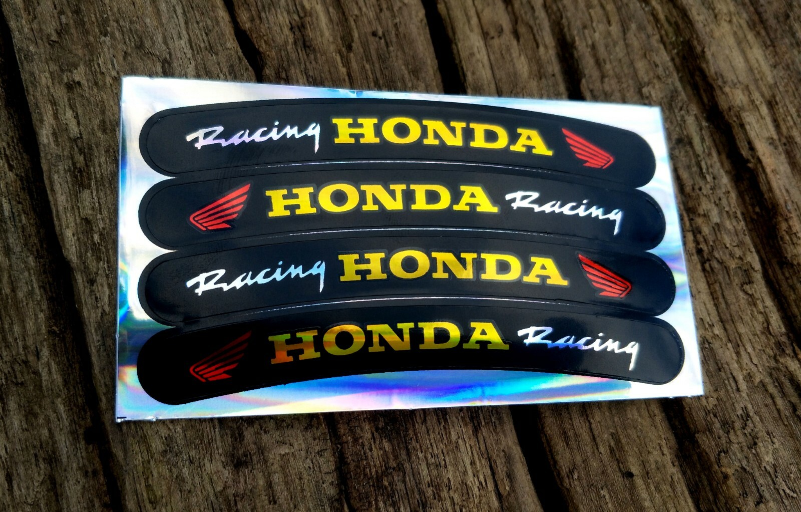 Honda Wheel stickers Vinyl Decals rim stripes Laminated Kit Motorcycle ...