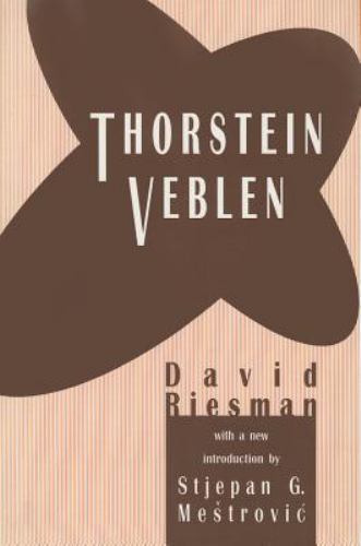 Thorstein Veblen, , Riesman, David, Excellent, 1995-01-01 ...