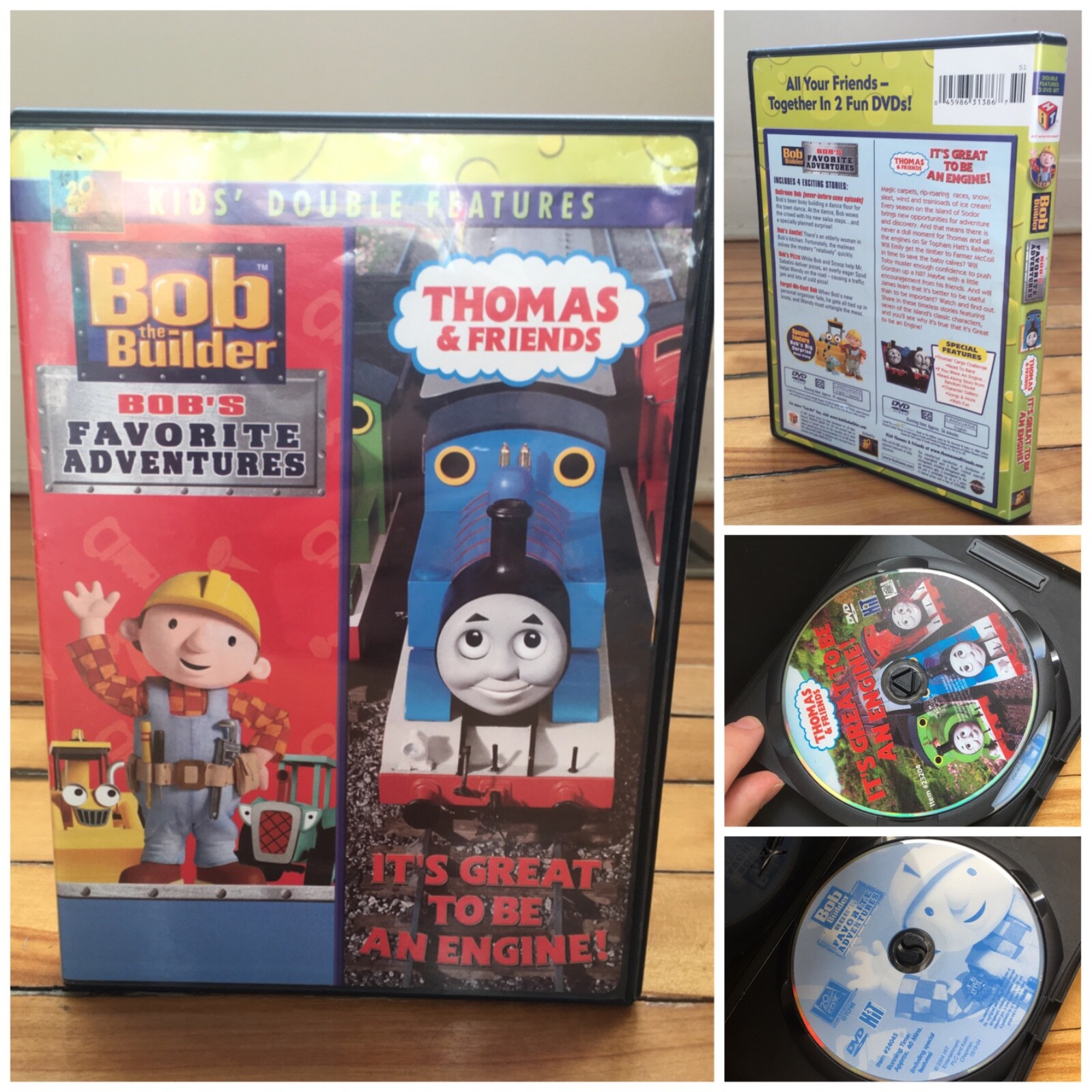 Thomas & Friends Bob the Builder Double DVD | Grelly USA