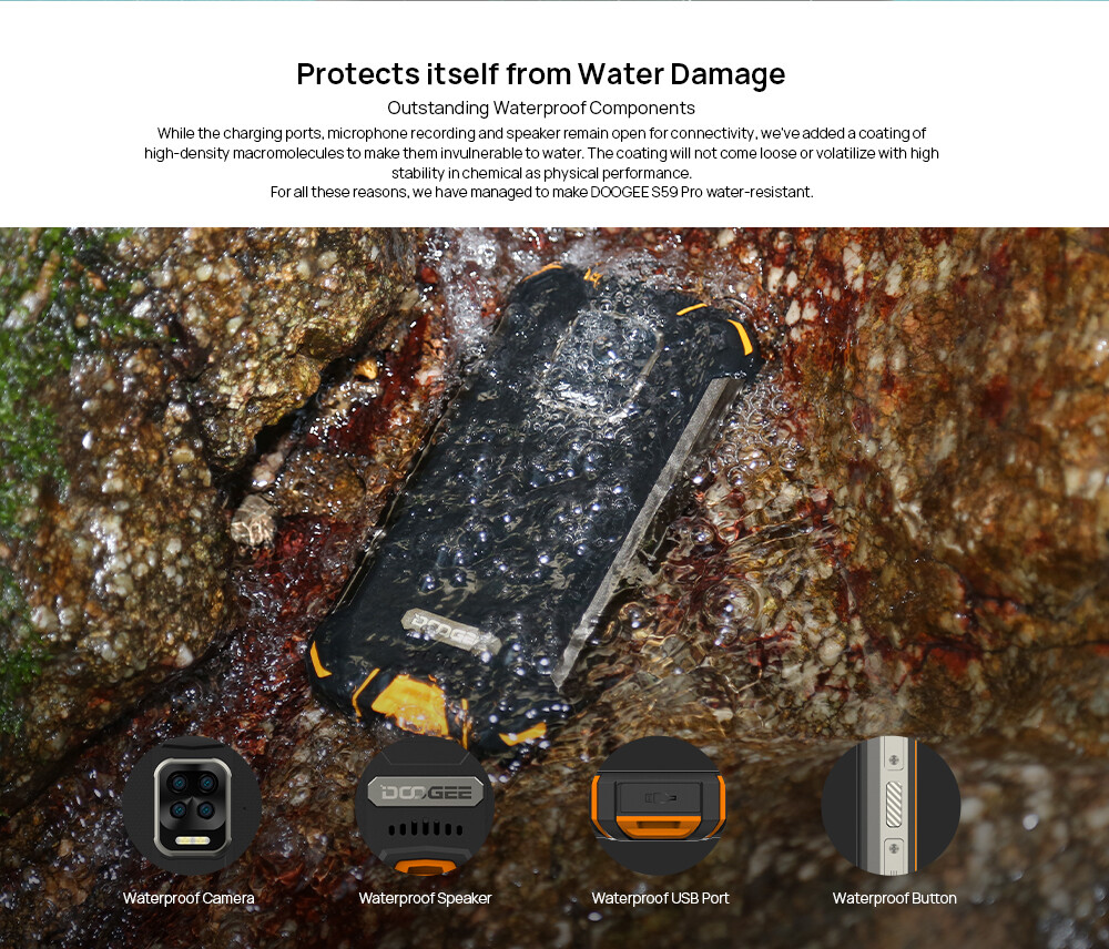 DOOGEE S59 Pro - 128 GB - Black Orange (Unlocked) for sale online | eBay