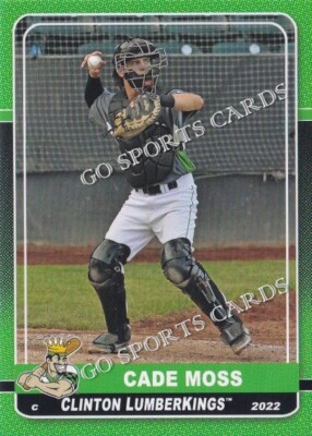 2022 Clinton LumberKings Cade Moss Prospect League | eBay