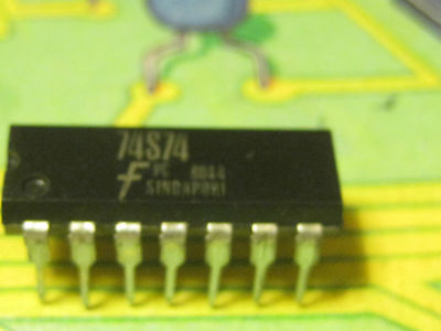 upc 74S74 Dual D-Type Positive Edge-Triggered Flip-Flops DIP14 ...