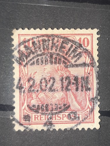 Timbre empire Allemand 1899 Germania inscription REICHSPOST N 4 | eBay
