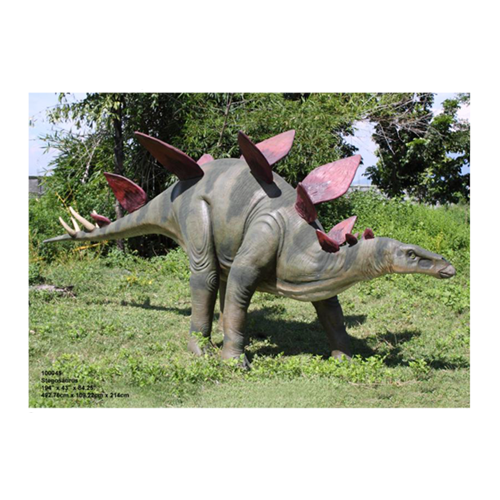Stégosaure Dinosaure Dino 5m Sculpture Figurine Décorative Exposition ...