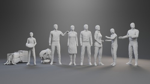 Lost In Space - Mr. Nobody Ending Episode Scene - 9 Set - 1:24 3D ...