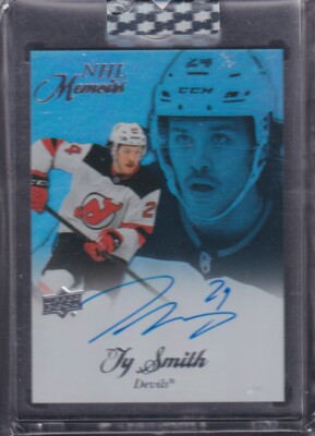 TY SMITH - 2020 Upper Deck Clear Cut NHL Memoirs Auto #M-TY | eBay