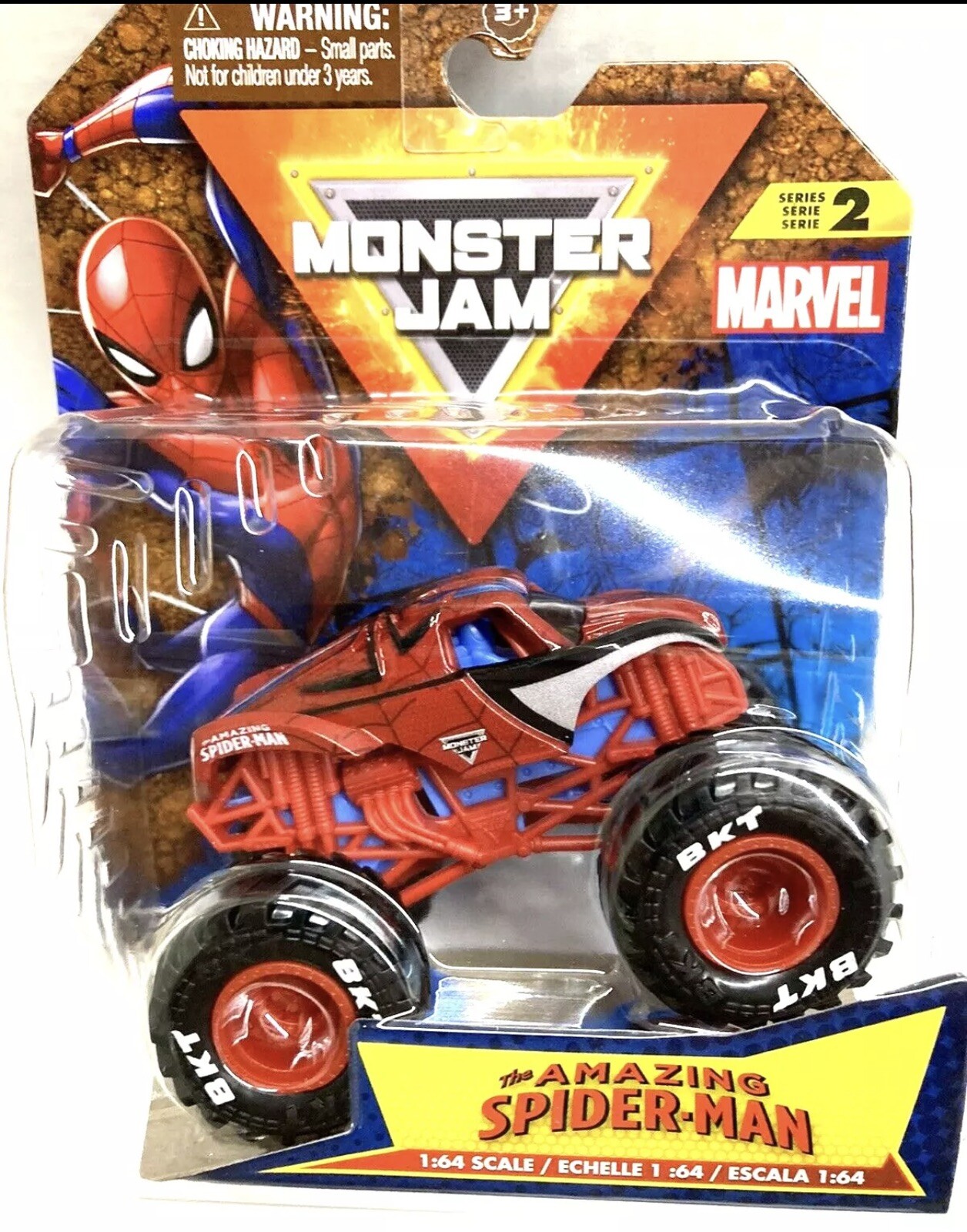 Spin Master Monster Jam - " SPIDER-MAN" - MARVEL 1:64 Series 2 | eBay