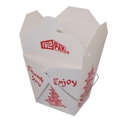 Pack of 15 Chinese Take Out Boxes PAGODA 8 oz / Half Pint Party Favor ...