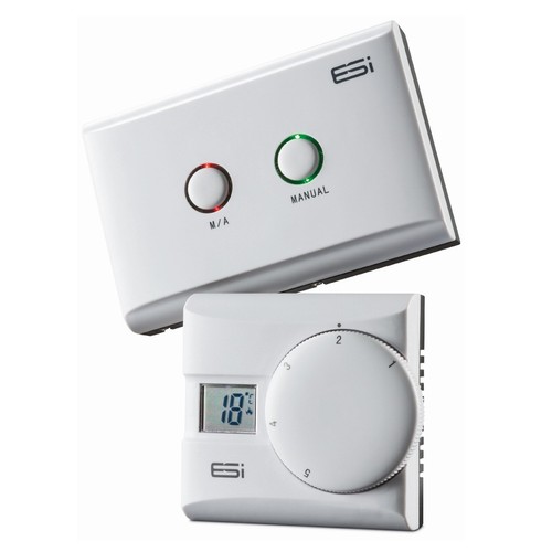 ESI Controls Wireless Digital Room Thermostat Central Heating ESRTERFW ...