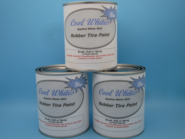 Blue Line Rubber Tire Paint Side Wall Stripe Letter Muscle Car Hot Rod ...