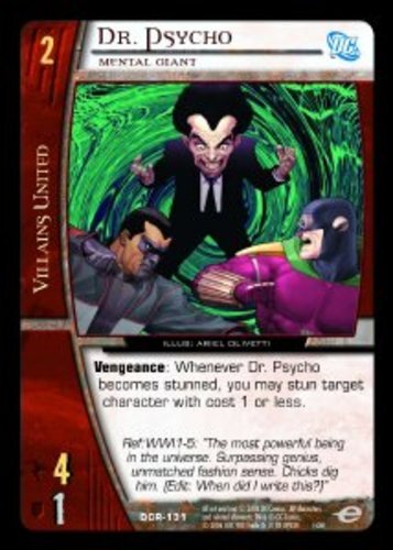VS System: Dr. Psycho, Mental Giant [Played] DC Infinite Crisis TCG CCG ...