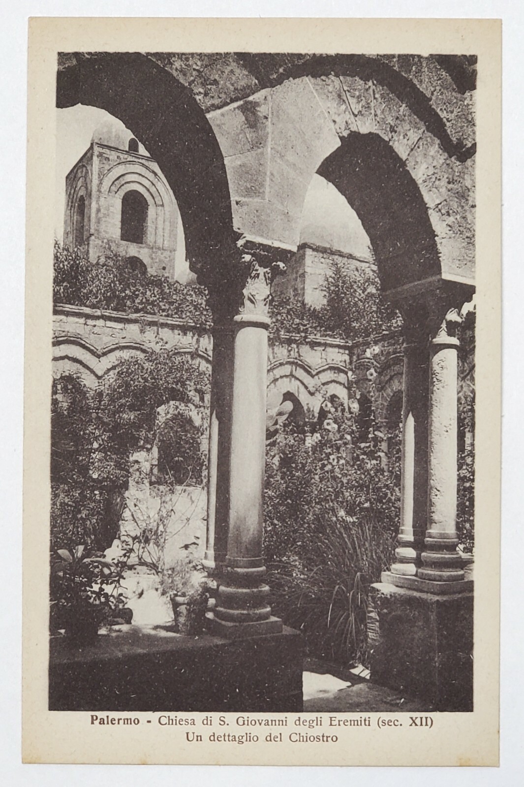 VTG Palermo Italy Sicily Postcard Church Giovanni Deli Ermiti Detail Of ...