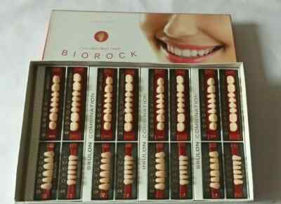 Teeth Biorock Quality A2 Set For Acrylic and Flexible Dentures | eBay