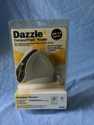 Dazzle CompactFlash Reader/Writer Digital Media Reader Software DM-8000 ...