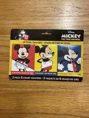 Unopened Disney Mickey Mouse 90 Years Of Magic Crayons Art School ...