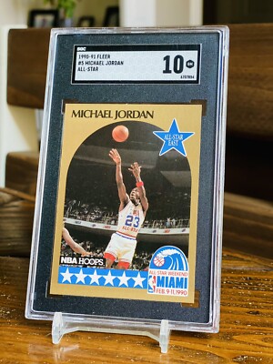 1990 Hoops Michael Jordan SGC 10 Gem Mint Gold All Star #5 | eBay