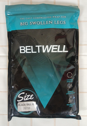 Beltwell Calf Compression Wrap Big Swollen Legs Sz Tall XL Black 75*33 ...