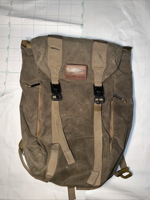 GoRuck M23 - Waxed Canvas - Coyote Tan - Backpack - Full Grain Leather ...
