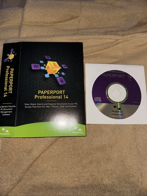 Nuance Paperport Professional 14 - Manage Documents PDF Files - DVD ...