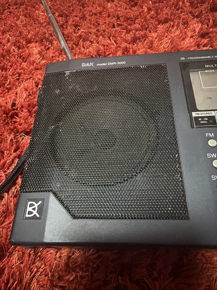 Vintage DAK DMR-3000 Programmable Shortwave Radio World Band Receiver ...