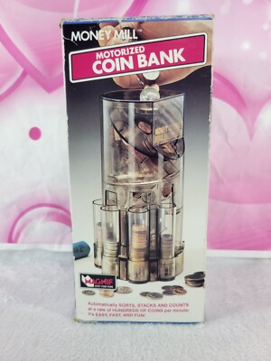 Magnif Money Mill Motorized Coin Sorter Bank Sorts Stacks Vintage USA ...