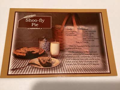 Shoo-fly Pie Postcard PC4 | eBay
