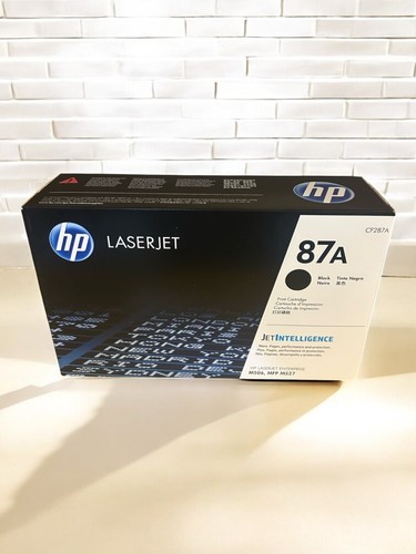 New Genuine HP 87A Black Toner Print Cartridge CF287A - Factory Sealed ...