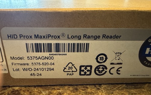 HID MaxiProx 5375 125khz Long Range Proximity Reader - 5375AGN00 for sale online | eBay