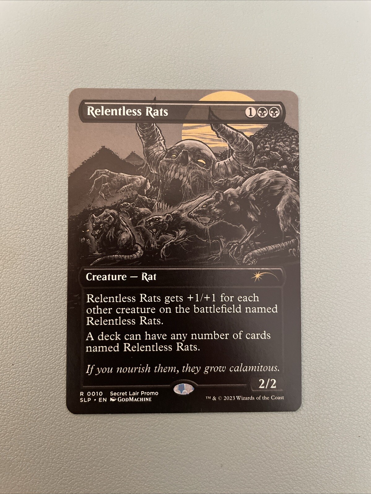 MTG Relentless Rats Secret Lair Drop Series 0010 Foil Rare for sale ...