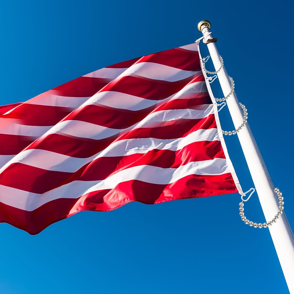 1 Pcs Flag Pole Beaded Retainer Ring FlagPole Weights for Bottom ...