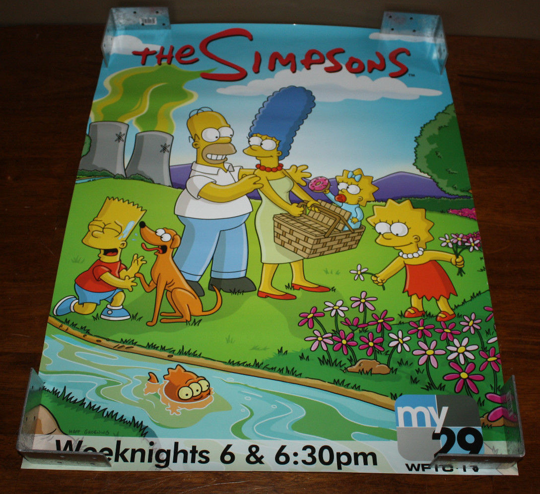 The Simpsons My 29 WFTC Minnesota 24x18 Poster Homer Marge Bart Maggie ...